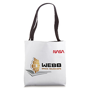 NASA James Webb Space Telescope JWST Worm ESA CSA Logo Tote Bag