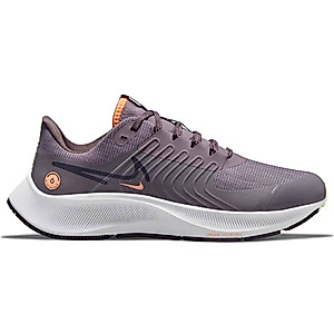 Nike Women's Pegasus 38 Shield Running Shoes, Purple Smoke/Cave Purple, 12