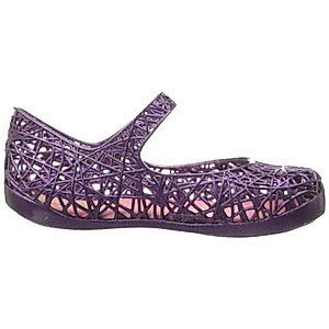 Mini Melissa Mini Campana Zig Zag IX Mary Jane Sneaker (Toddler),Purple,6 M US Toddler