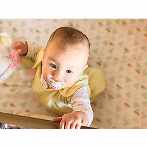 Luvberries - 100% Organic Cotton Baby Sleeping Bag, Unisex Swaddle Transition Sleep Sack with 2-Way Zipper and Nappy Change Zipper, Sleeveless Wearable Blanket, for Boys and Girls (Baby Chick)