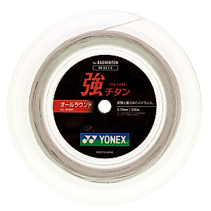 Yonex BG-65 Ti White Badminton String in Reel