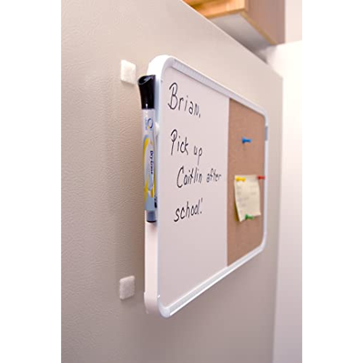 VELCRO Brand Mounting Squares | Pack of 20 | 7/8 Inch White | Adhesive Sticky Back Hook and Loop Fasteners for Home, Office or Crafting | Strong Secure Hold