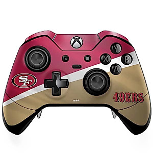Skinit Decal Gaming Skin compatible with Xbox One Elite Controller - Officially Licensed NFL San Francisco 49ers Design