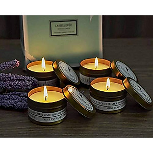 Candles for Home Scented, Soy Candles Christmas Candles Mothers Day Gifts Christmas Gifts Christmas Decoration, Scent of Seasalt & Sage, Lavender & Vanilla, Lemongrass & Bergamot, Mediterranean Amber