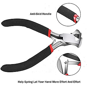 Zipper Install Pliers Tool Top Stop Slider Bottom Repair Molded Spiral End Cutting Pliers Jewelers Beading Wire Cutter Tool by FengWangLi