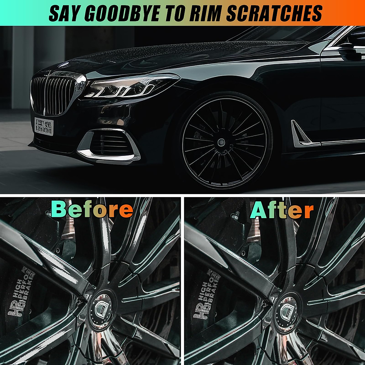 Touch Up Paint For Cars, Quick And Easy Car Auto Paint Touch Up For Car Scratch，Two-In-One Car Paint Scratch Repair, Car Scratch Remover For Deep Scratches, Car Automotive Touch Up Paint (Black)