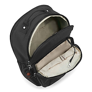 Kipling Women's Seoul Go XL Backpack, Padded, Adustable Backpack Straps, Zip Closure, Black Tonal