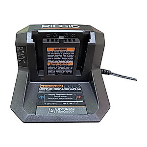 Replacement R86093 Charger, Compatible with All RIDGID 18V Batteries, Genuine OEM Part