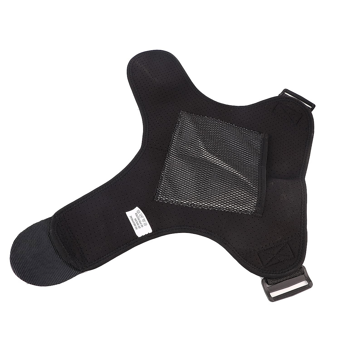 yaami Shoulder Care Stability Brace, Adjustable Strap Breathable Neoprene Compression Sleeve Injury Arthritis Pain Sling Support Rotator Cuff Wrap Dislocated Joint Belt Band