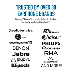 Comply Foam 200 Series Replacement Ear Tips for Bang and Olufsen, Sennheiser, Axil, MEE Audio, KZ, Bose & More | Ultimate Comfort | Unshakeable Fit| TechDefender | Medium, 3 Pairs