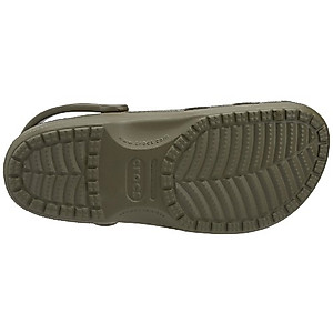 Crocs Men's and Women's Baya Clog |Comfortable Slip On Shoe| Casual Water Shoe, 12 US Women / 10 US Men, Army Green
