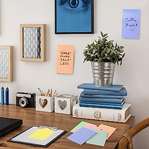 Mr. Pen- Lined Sticky Notes 4x6, 6 Pads, 45 Sheet/Pads, Morandi Colors, Sticky Notes with Lines, Sticky Note Pads, Sticky Pads, Sticky Notes Lined, Colorful Sticky Notes, Mr Pen Sticky Notes
