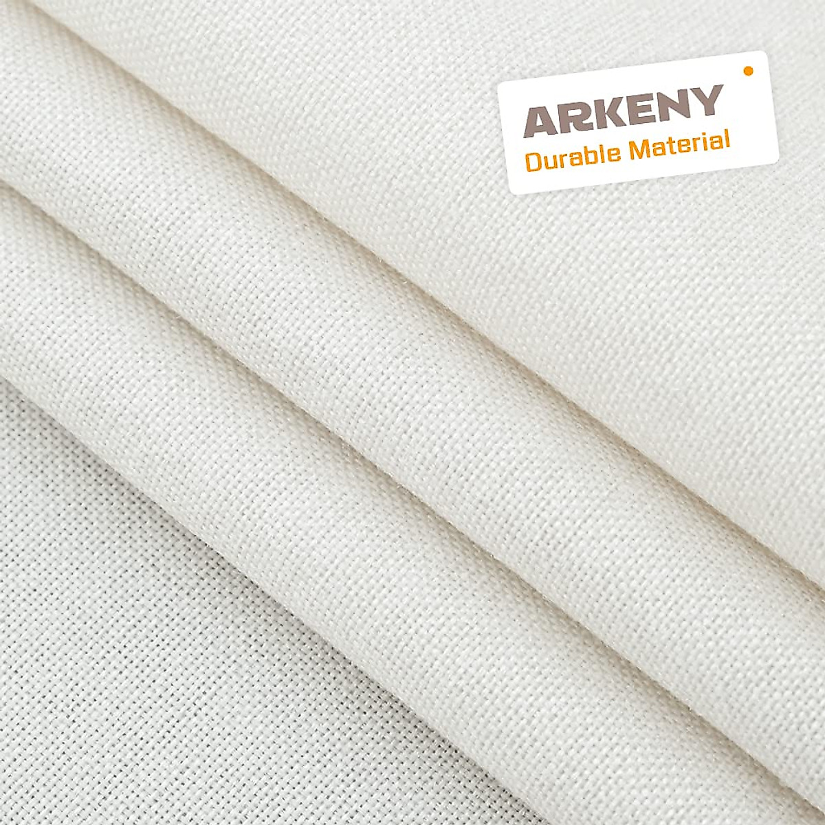 ARKENY Halloween Table Runner 13x72 Inches, Pumpkin Spooky Ghost Seasonal Burlap Polka Dots Farmhouse Indoor Kitchen Dining Table Decorations for Home Party AT454-72