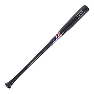 Marucci Sports - Black Maple Professional Cut USA, 34, Adult Wood Bat, Wood Bat (MBMPCUSA-34), Standard