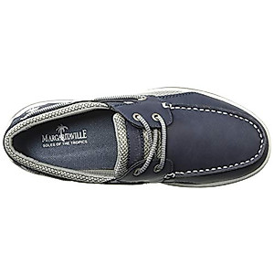 Margaritaville Men's Steady Boat Shoe, Navy, 11 Regular US