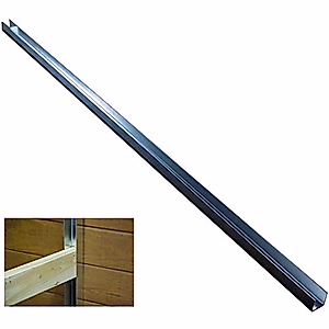 Country Manufacturing Galvanized Steel Wall Channels for Horse Stalls Pack of 6