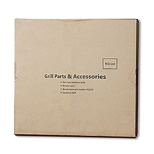 Hongso 17 1/4 Inch Cast Iron Cooking Grill Grates Replacement Parts for Nexgrill 720-0649, Members Mark 720-0691A, 720-0778A, Aussie 6703C8FKK1, Brinkmann 810-9490-F, Backyard Gas Grill, 2-Pack PCD252