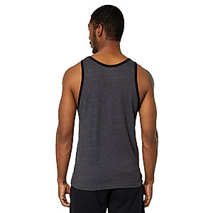 Quiksilver Men's Streamline Tank Tee Shirt, Charcoal Heather, Small