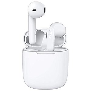 BEBEN Wireless Waterproof Earbuds, Bluetooth in-Ear Stereo Headset Earphones with USB C Charging Case Built in Mic, Compatible for iPhone Android, 31H Cyclic Playtime Headphones for Sport (White)…
