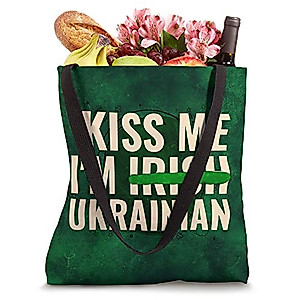 Kiss Me I’m Irish Ukrainian - Funny Ukraine St Patricks Day Tote Bag