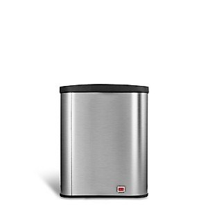 Nine Stars DZT-8-1c Infrared Touchless Stainless Steel Trashcan