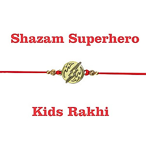 CHERKRAFT Rakhi for Small Brother Cartoon/Superhero Rakhi for Small Bhai Bro Rakhi Thread - CK069 (Design 3)