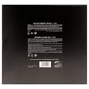 CR7 Cristiano Ronaldo - Gift Set - Sporty And Modern Essence - Fresh And Woody Fragrance - Long Wearing Aromatic Scent For Men - 1.7 Oz EDT Spray, 5.1 Oz Shower Gel - 2 Pc Set