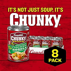 Campbell’s Chunky Soup, Healthy Request Chicken Noodle Soup, 16.1 Oz Can (Case of 8)