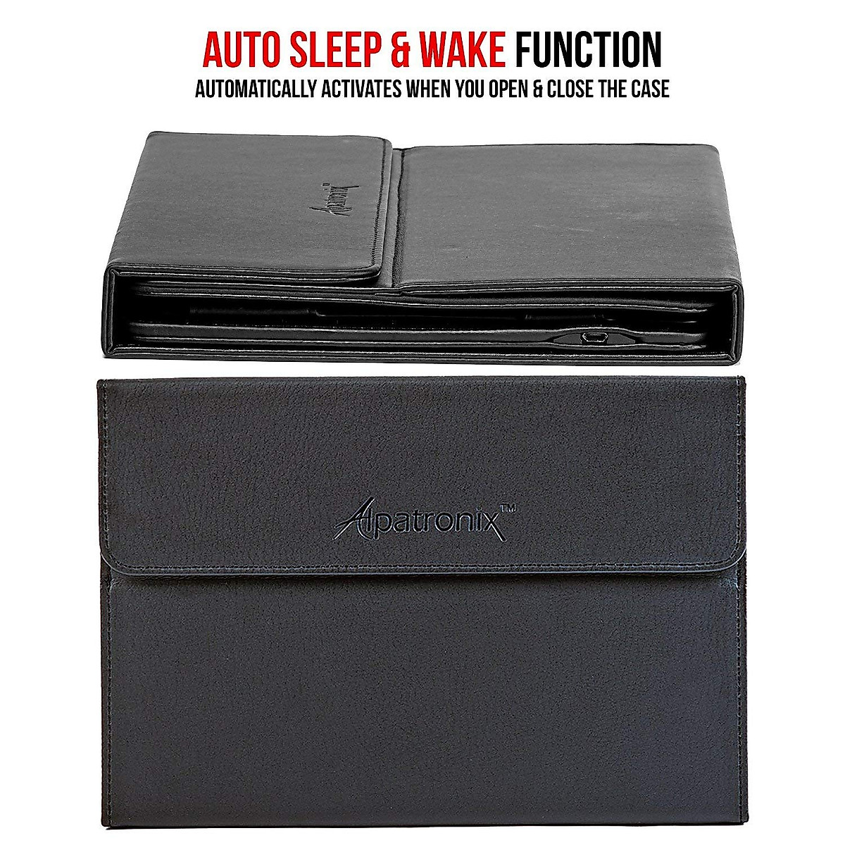 Alpatronix iPad Case with Keyboard, 9.7 inch KX130 Leather iPad Cover w/Detachable Wireless Bluetooth Keyboard Compatible w/Apple iPad 6 (2018), iPad 5 (2017), iPad Pro 9.7 & iPad Air 2/1 – Pink