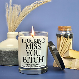 Best Friend, Friendship Gifts for Women Sister Mom Boyfriend Girlfriend | Birthday Christmas Gifts for Friends Moving | Thinking of You, Miss You, Housewarming Gifts | Highly Scented Candle Gift