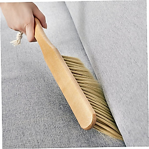 SEWOART Wooden Bed Brush Bristle Drafting Brush Carpet Brush Dusting Brush for Cleaning Bench Brush for Cleaning Broom Patio Cushion Cleaner Woodshop Brush Woodworking Cleaning Brush Door