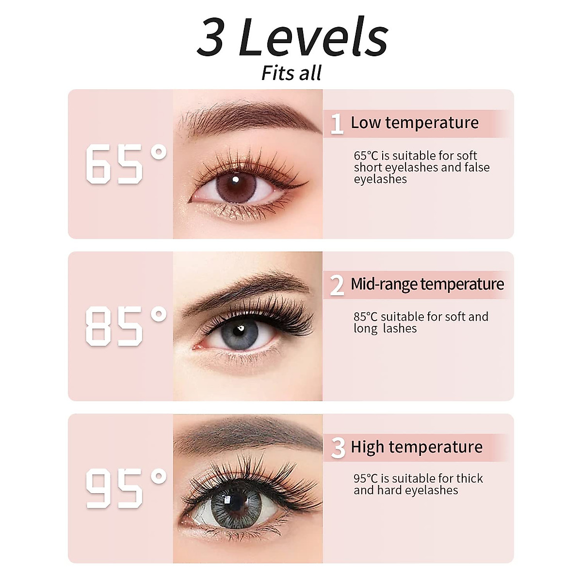 Heated Eyelash Curlers Lash Curler：Electric Eyelash Curlers, Rechargeable Lash Curler with Eyelash Comb for Quick Natural Curling Makeup Natural Curling Eye Lashes and 24 Hours Long Lasting