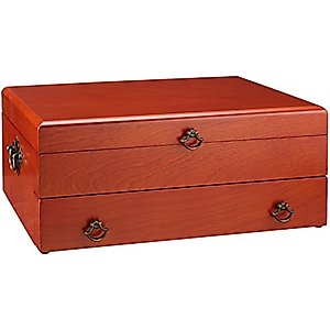 Reed And Barton 44C Bristol Cherry Finish Flatware Chest