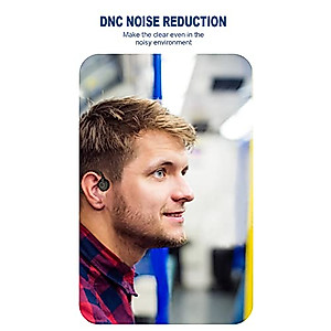 AMAVBTG Bone Conduction Headphones, Bluetooth 5.3, Bone Conduction Earbuds Buit-in 32G TF Card Waterproof Wireless Open Ear Earphones for Cycling Workout Gym