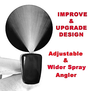 Direct Replacemnt Adjustable Windshield Washer Nozzle Mist Spray Type for 2002-2004 Oldsmobile Bravada, 2002-2009 GMC Envoy, 2002-2009 Chevrolet Trailblazer, Replace OE for 15878745