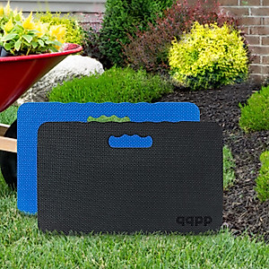 qqpp EVA Foam Kneeling Pad Extra Thick for Gardening Yoga Work Out Exercise Bathing Baby Garden Kneeler Mat. Black. QQKP-Dx1N