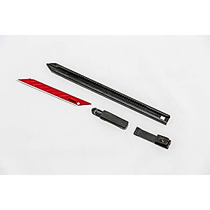 PROKNIFE Black Auto Lock Stainless Steel Knife with 30 Degree Red PROBLADE