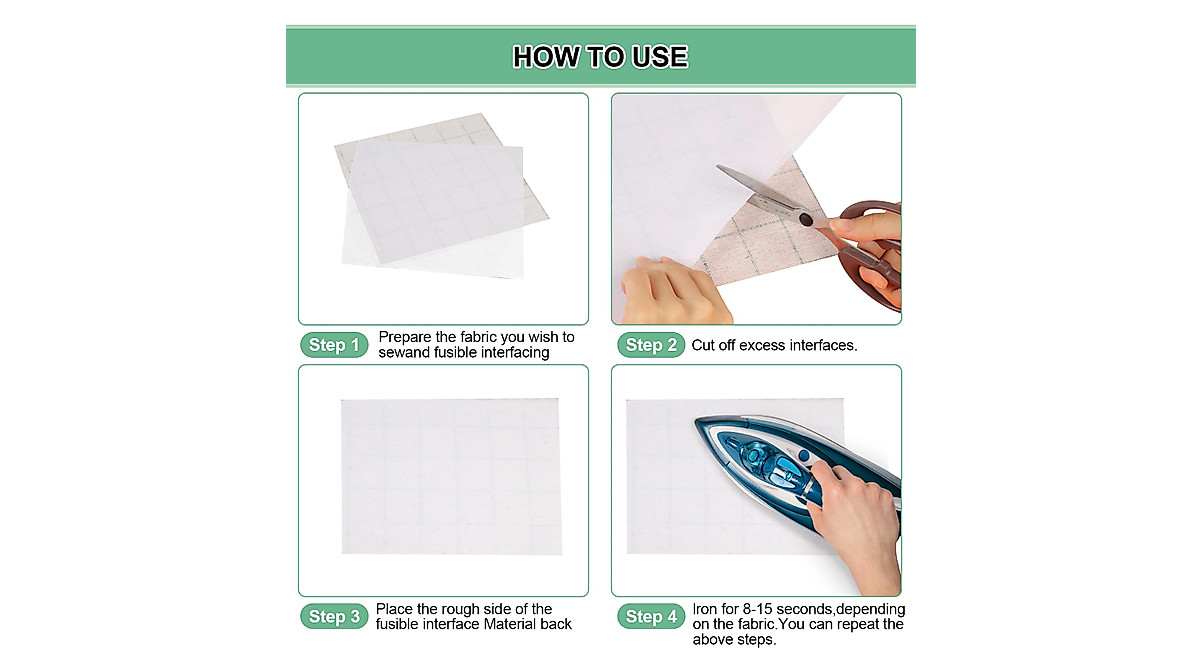 Phinus Fusible Interfacing for Crafting Projects