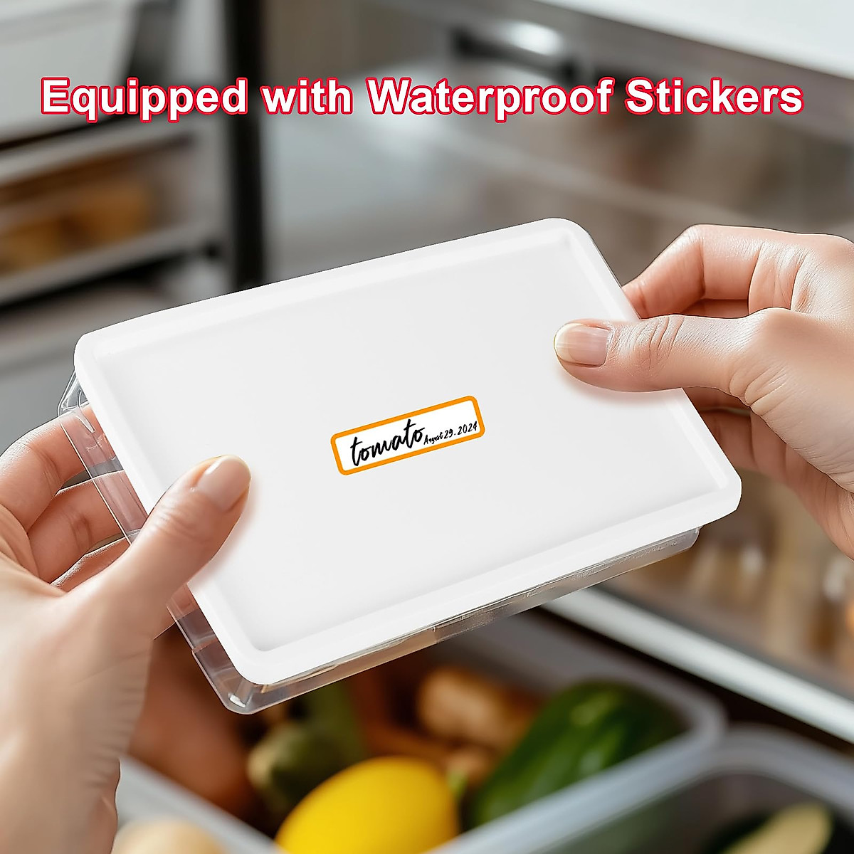 Deli Meat Container for Fridge with Labels,Clear Bacon Container for refrigerator,Stackable Cold Cuts Container with Airtight Lids for Fridge,Meal Prep,Veggie,lunch meat,sandwich Storage,3 Pack