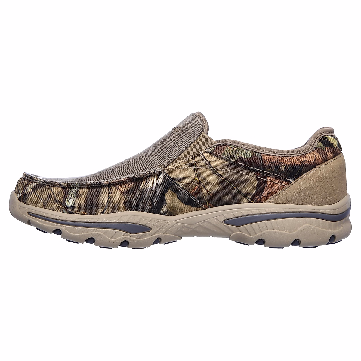 Skechers Men's Creston-Moseco 65355 Moc Toe Slip On, Camo, 9.5 Medium US