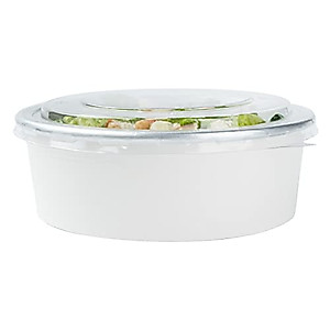Restaurantware LIDS ONLY: Foil Lux Lids For 45 OZ Take Out Containers 200 Lift Tab Lids For Food Containers - Disposable Clear Plastic Food Container Lids Containers Sold Separately
