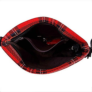Signare Tapestry Crossbody Purse Small Shoulder Bag for Women with Red Royal Stewart Tartan Design (XB02-RSTT)