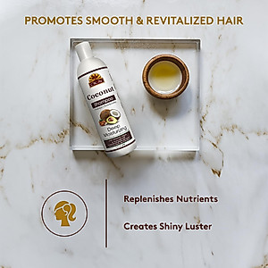 OKAY COCONUT OIL DEEP MOISTURIZING SHAMPOO 12oz / 355ml