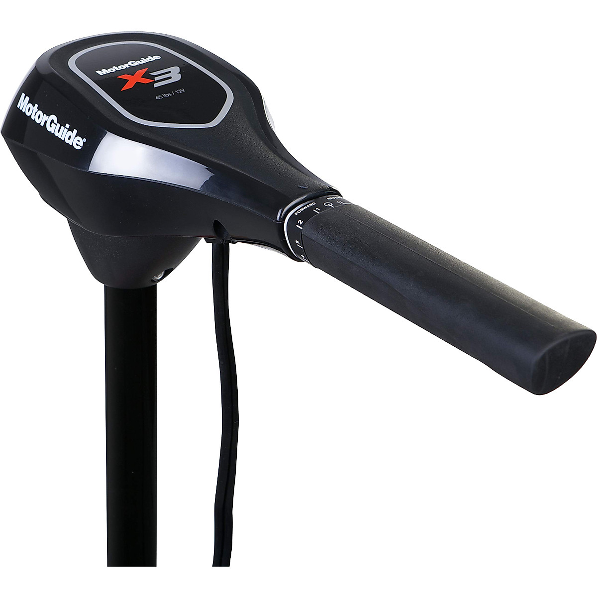 MotorGuide 940200200 X3 Freshwater Bow Mount Trolling Motor — Hand-Operated — 50-Inch Shaft, 45-Pound Peak Thrust