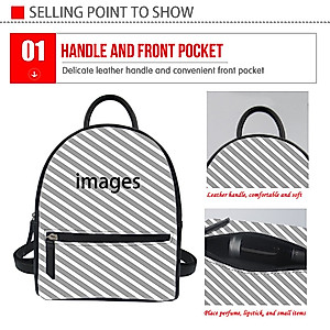 Womens Casual Backpack Cartoon Chicken Pattern School Travel Small Daypack Bag