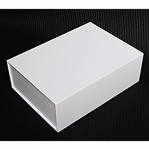 Goodwood Collapsible Gift Box with Magnetic Closure, Bridesmaid Proposal Box (1 Count, White)