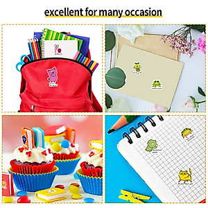 400 Pieces Punny Rewards Stickers Punny Labels Motivational Stickers Inspiration Positive Accents Words Stickers Cartoon Animal Stickers Cute Incentive Stickers for Kids Teacher School Classroom