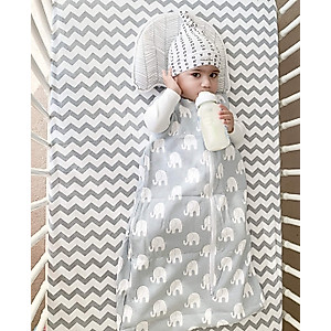 Pack n Play Sheets – Premium Pack and Play Sheets 4 Pack – 100% Super Soft Jersey Knit Cotton Playard Mattress Sheets – Portable Playpen Fitted Play Yard Mini Crib Sheet for Boy & Girl (24 x 38 x 5)