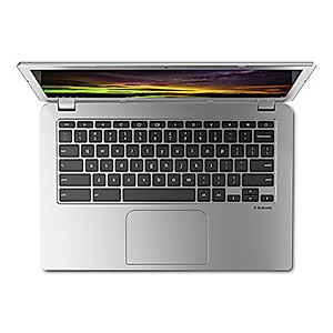 Toshiba CB35-B3330 13.3 Inch Chromebook (Intel Celeron, 2GB, 16GB SSD, Silver) (Renewed)