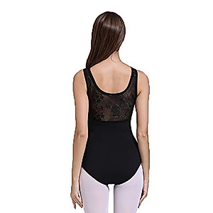 ModLatBal Women and Grils Lace Tank Leotards for Ballet Dance